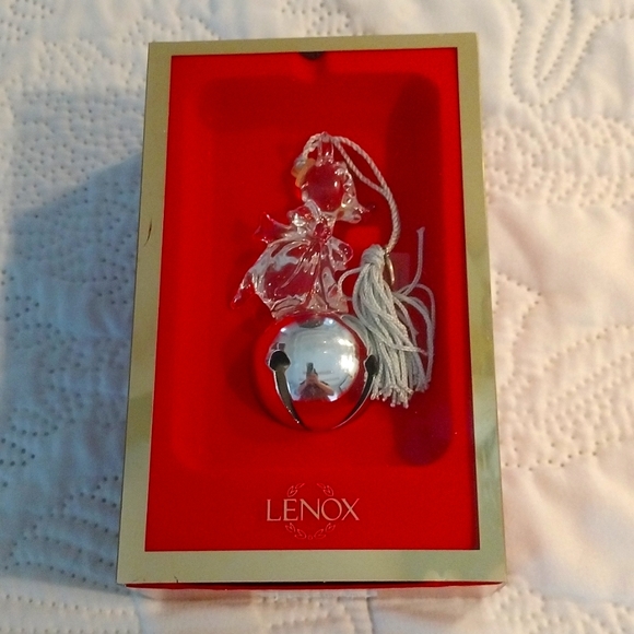 Lenox | Holiday | Vintage Lenox Jingle Bell Rudolph Crystal Ornament ...